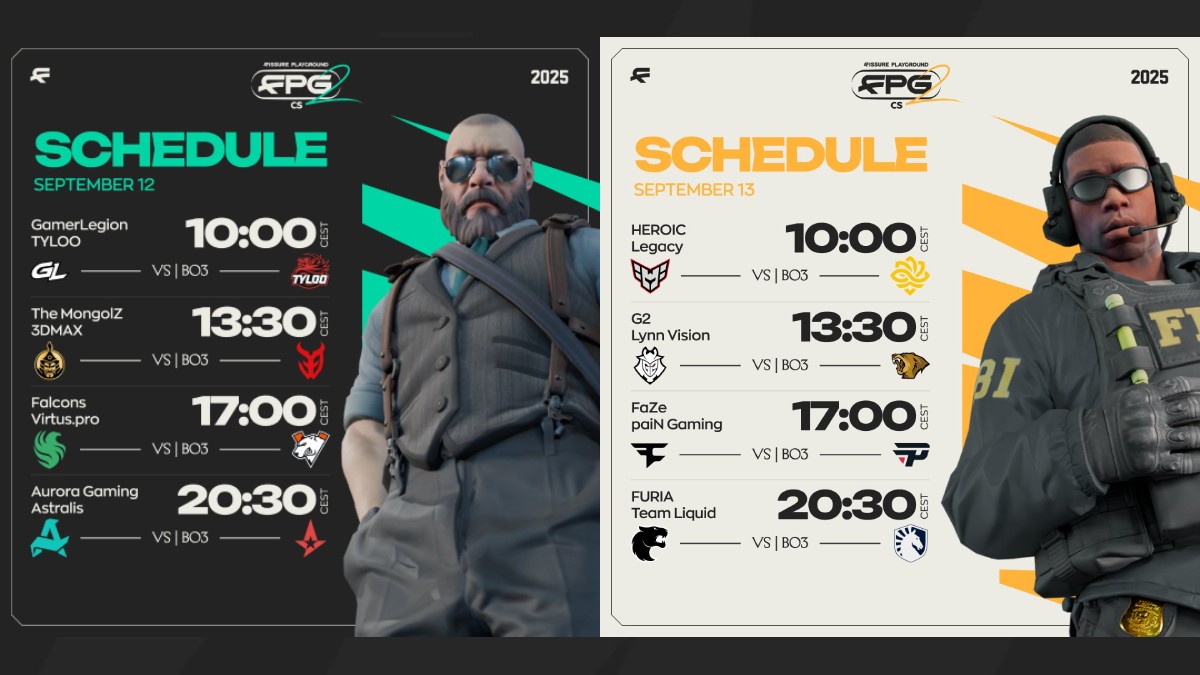CS2 FISSURE Playground 2: Schedule, results, teams, and more ...